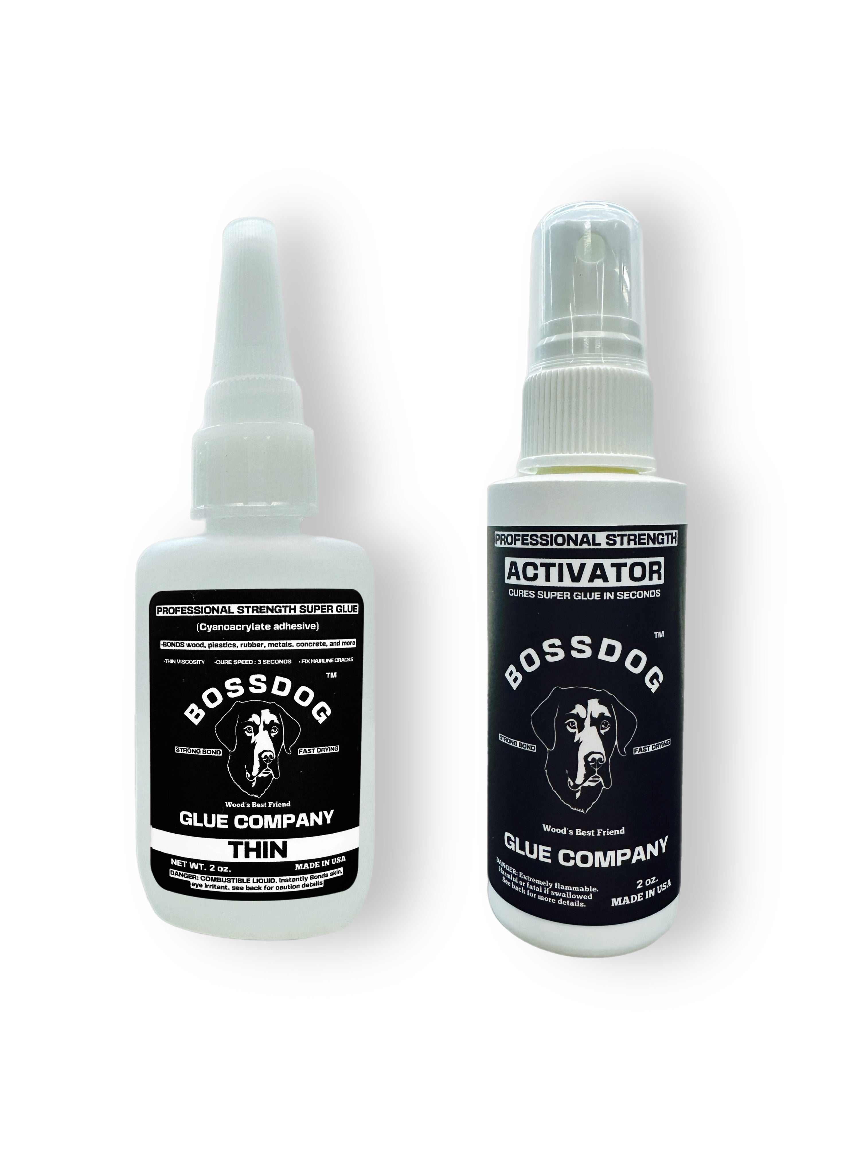 Super Glue ACTIVATOR Bundle - 2 fl oz | BOSSDOG Glue Company™